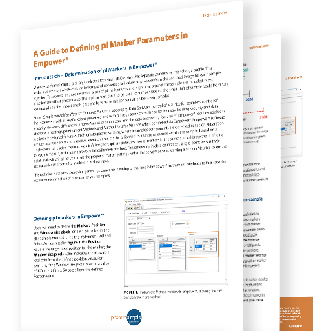 Maurice pI Markers in Empower | Bio-Techne