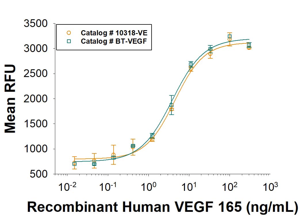 Recombinant Human VEGF 165 (E. coli-expressed) Protein, CF (10318-VE ...